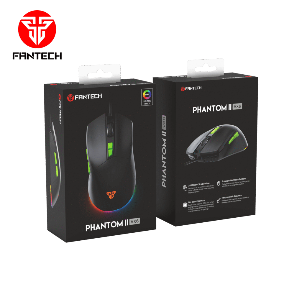 FANTECH VX6 PHANTOM II RGB Gaming Mouse - Shopx.lk