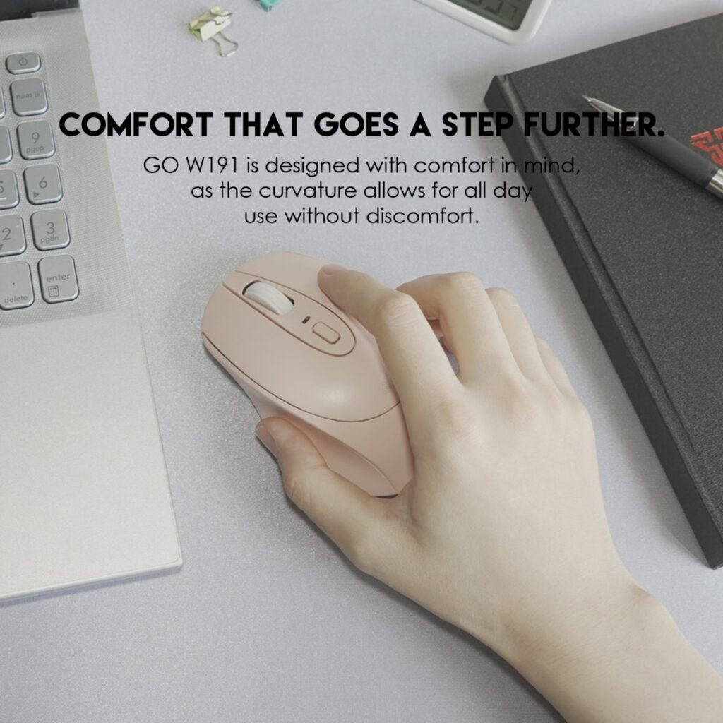 FANTECH W191 (Black) GO WIRELESS MOUSE SILENT SWITCH MOUSE - Shopx.lk